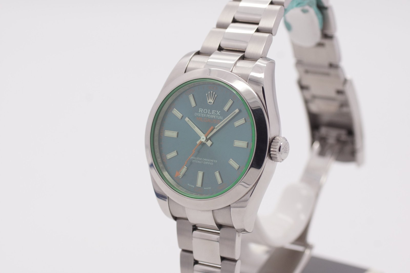 Rolex Milgauss 116400GV Full Set 2018 LC 100 Blau - Timedriven