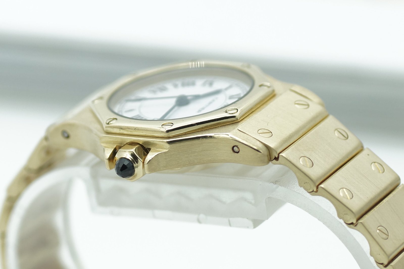 Cartier Octagon 2969 Papiere 1990 Automatik Gelbgold - Timedriven